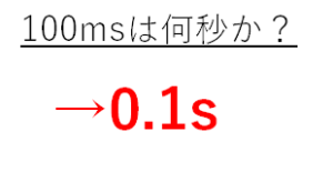100msは何秒で読み方は？200msや300msや400ms（ミリ秒）と秒の変換方法は？msecとの違いは？ | モアイライフ（more E ...